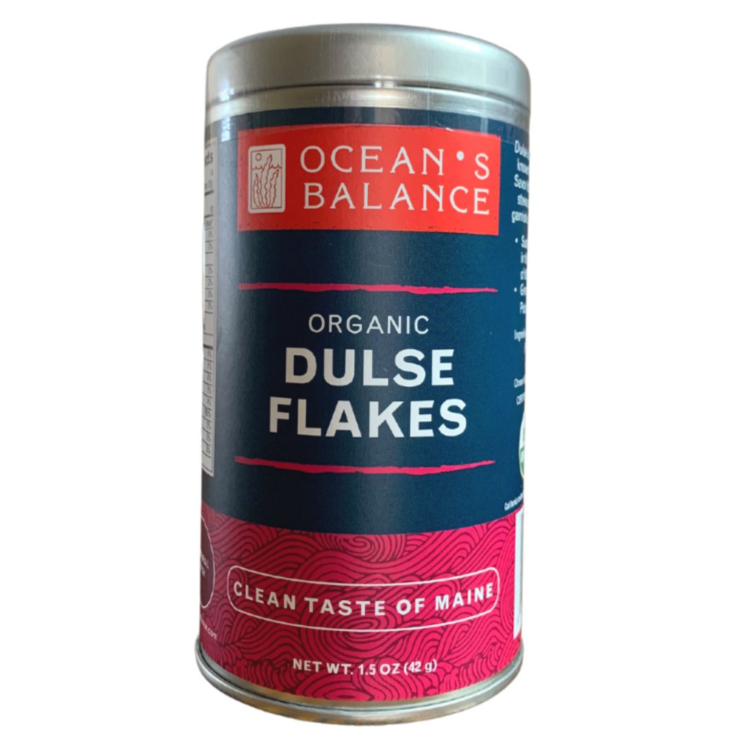 Organic Dulse Flakes | Dried Atlantic Dulse Flakes (palmaria palmata)